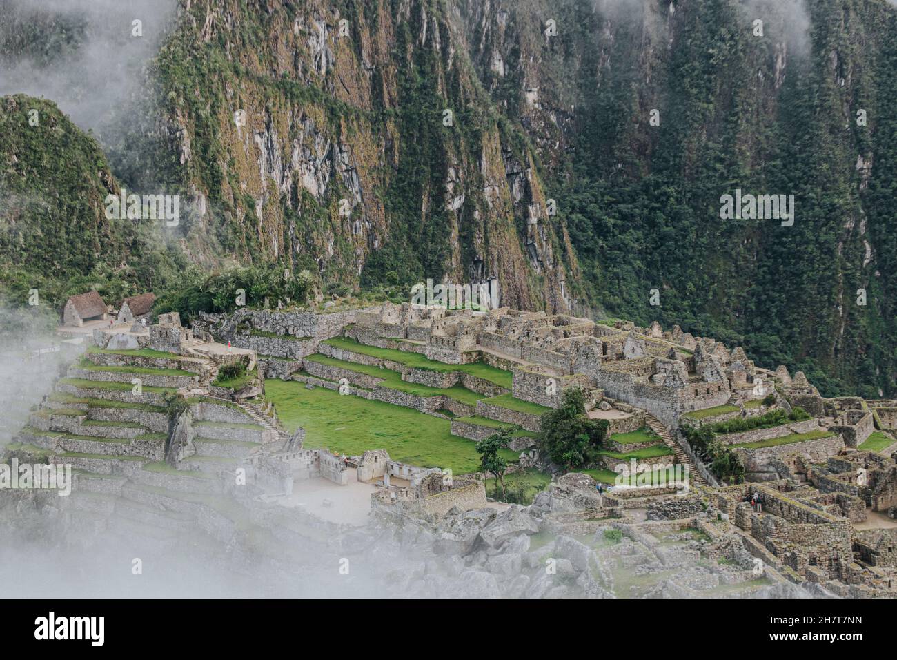 Beautiful view of Machupicchu Inca ruins in Cusco, Peru Stock Photo - Alamy