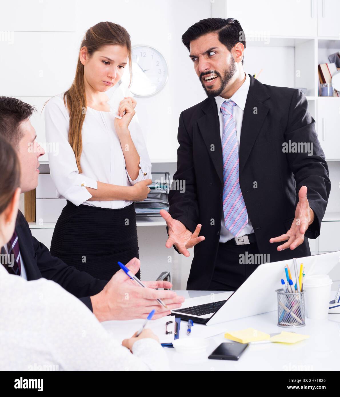 Scolding subordinates hi-res stock photography and images - Alamy