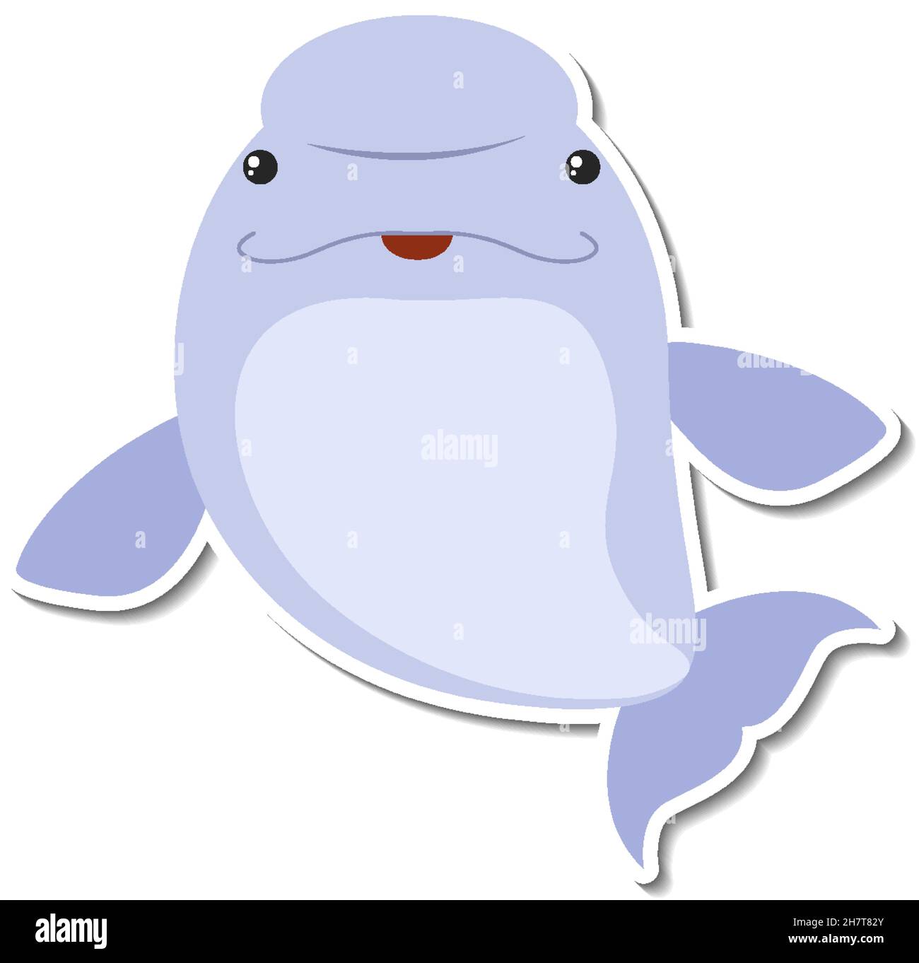Manatee animal clipart Cut Out Stock Images & Pictures - Alamy