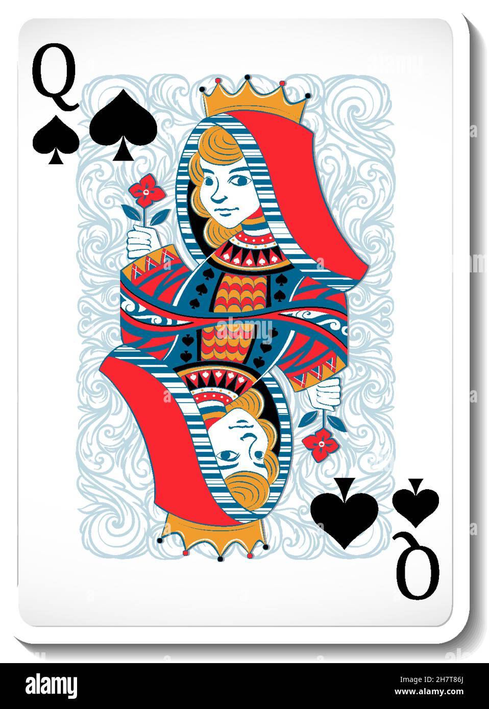Queen of spades playing card hi-res stock photography and images - Alamy
