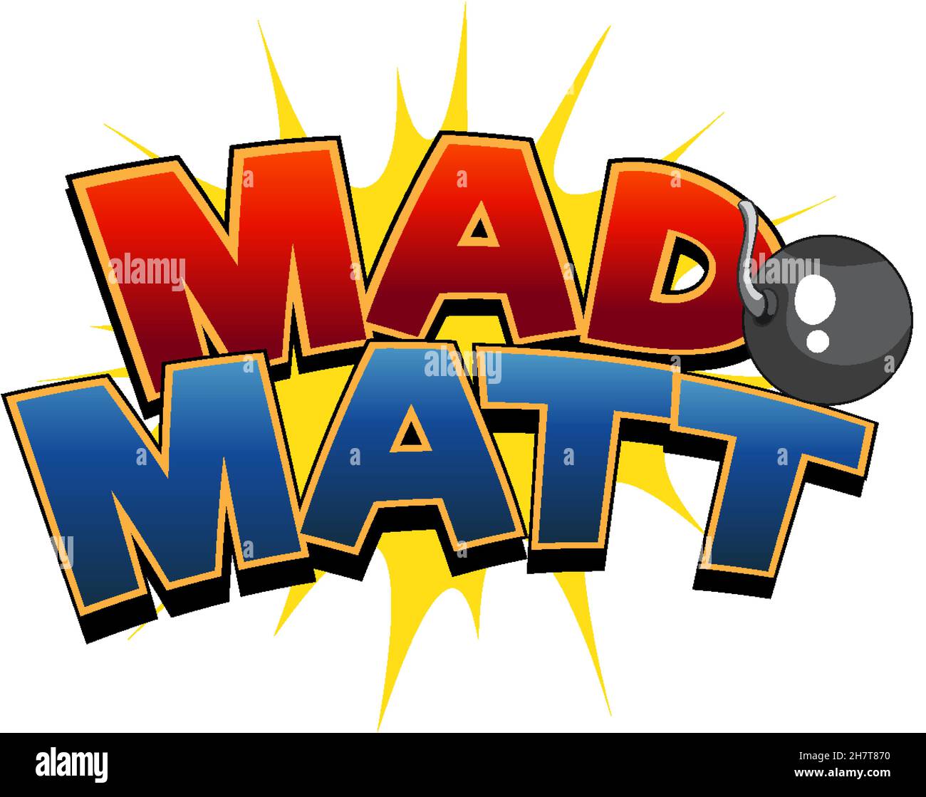Mad font Cut Out Stock Images & Pictures - Alamy