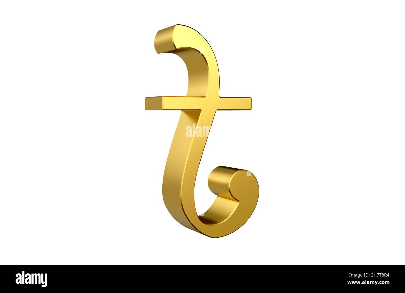 Close-up shot of 3d rendering of golden Bangladeshi taka sign Stock ...