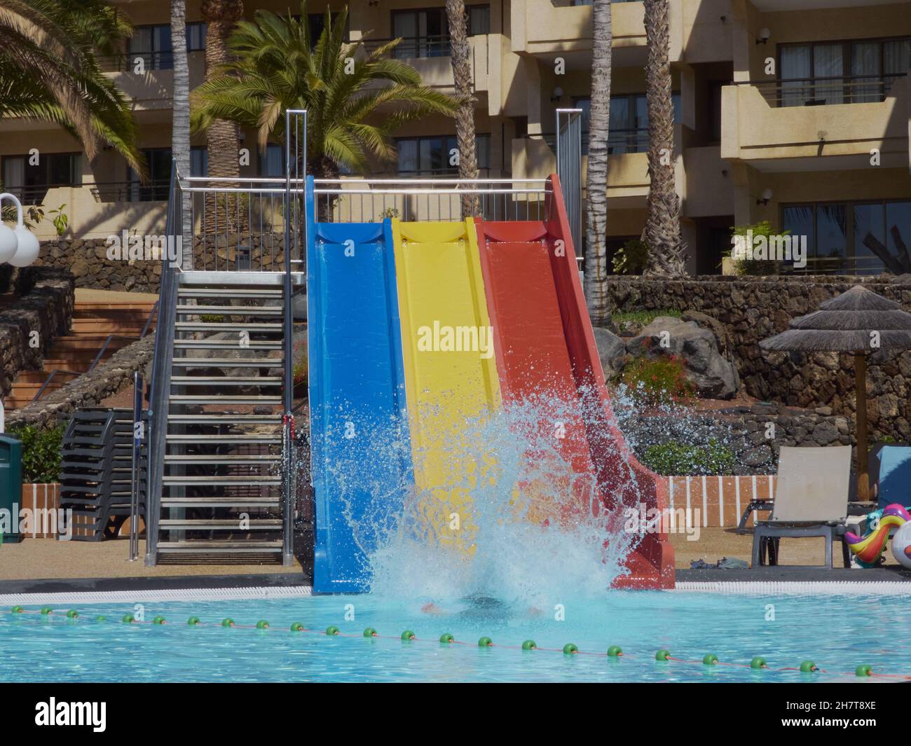 Going down the slide hi-res stock photography and images - Alamy