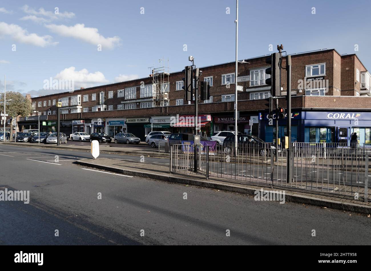 The Shopping Parade At Faircross In Barking, East London, UK Stock ...