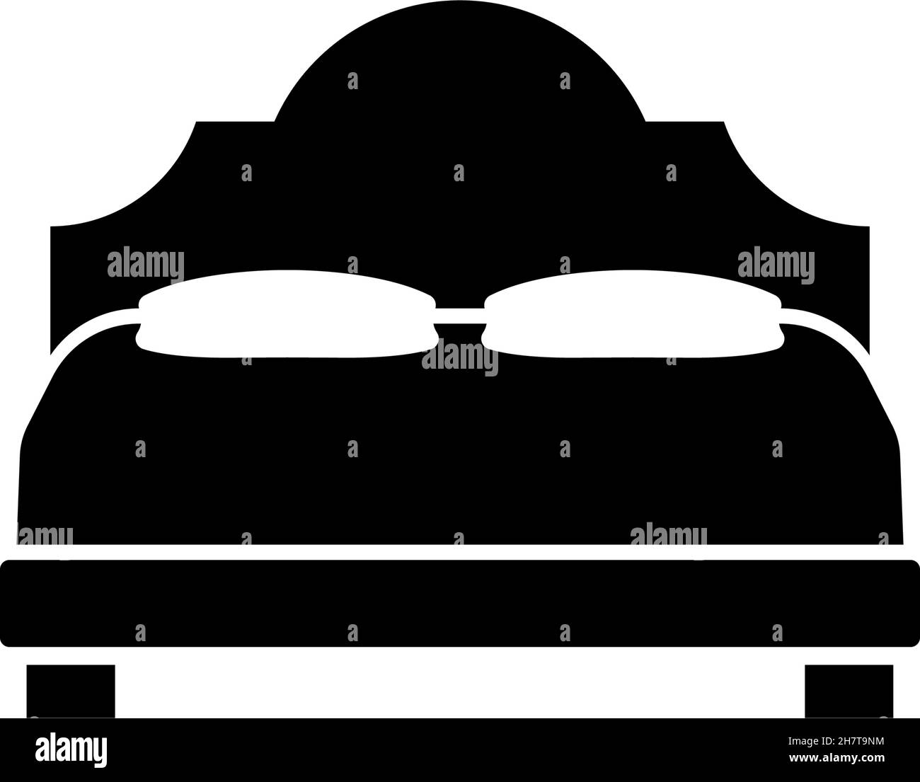 Bed icon design template vector isolated illustration Stock Vector ...