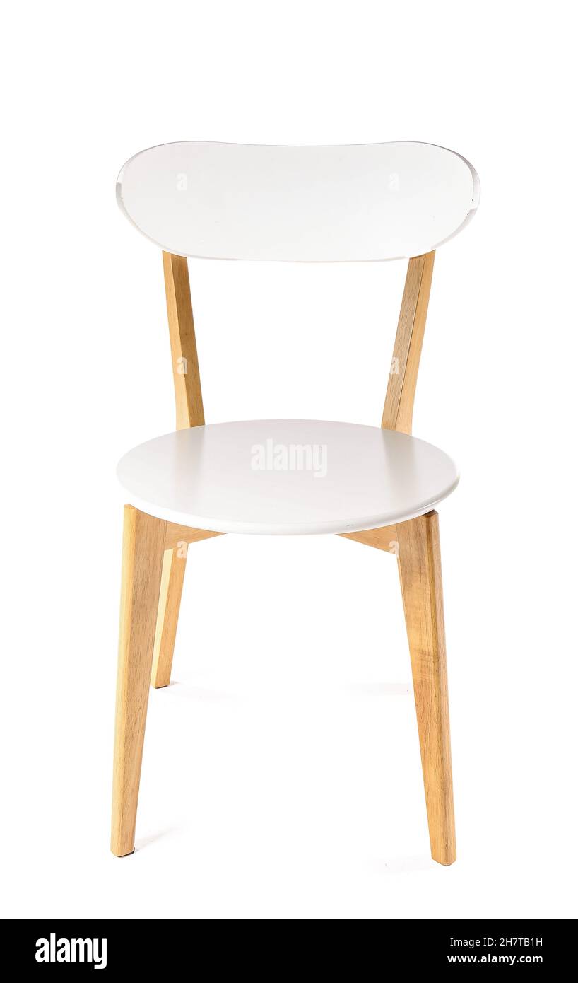 Modern chair isolated on white Stock Photo - Alamy
