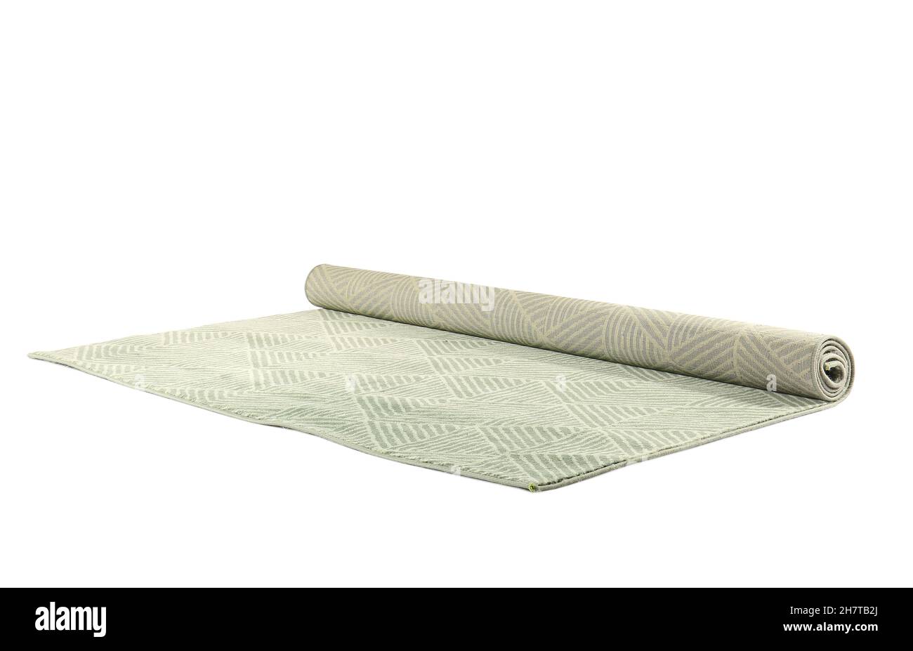 Modern carpet on white background Stock Photo - Alamy