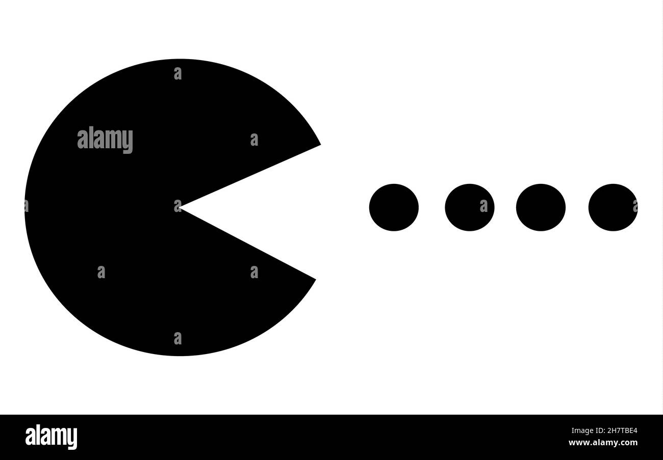 Pac man Cut Out Stock Images & Pictures - Alamy