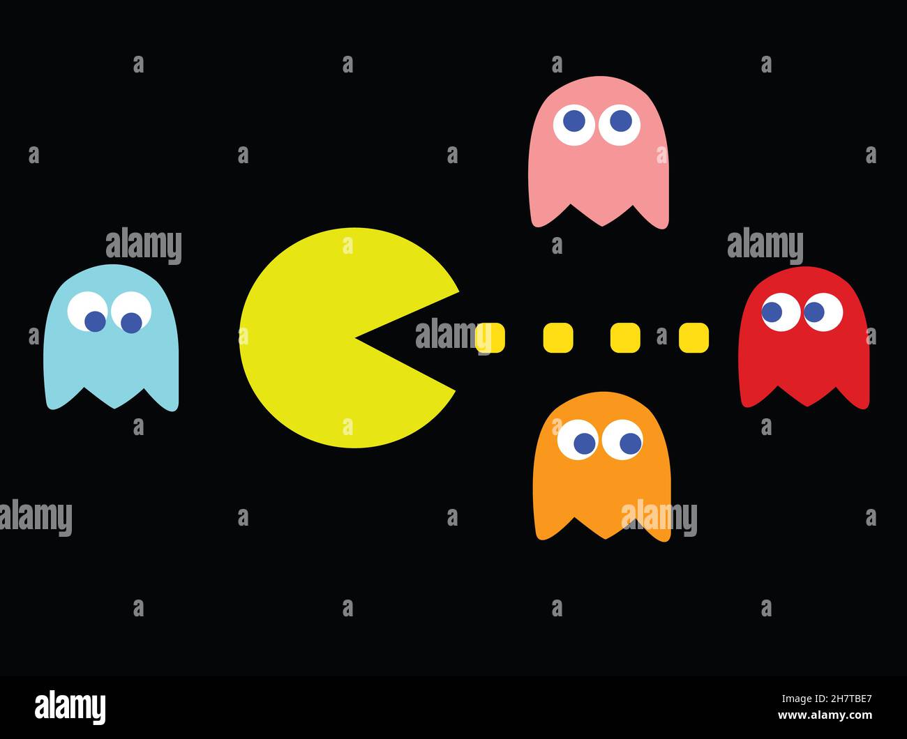 Pacman Game Characters
