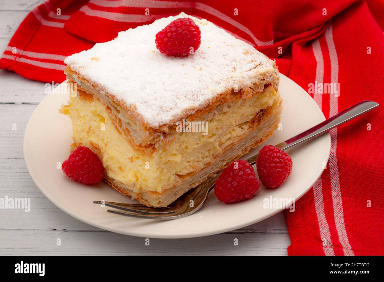Napoleonka cake hi-res stock photography and images - Alamy