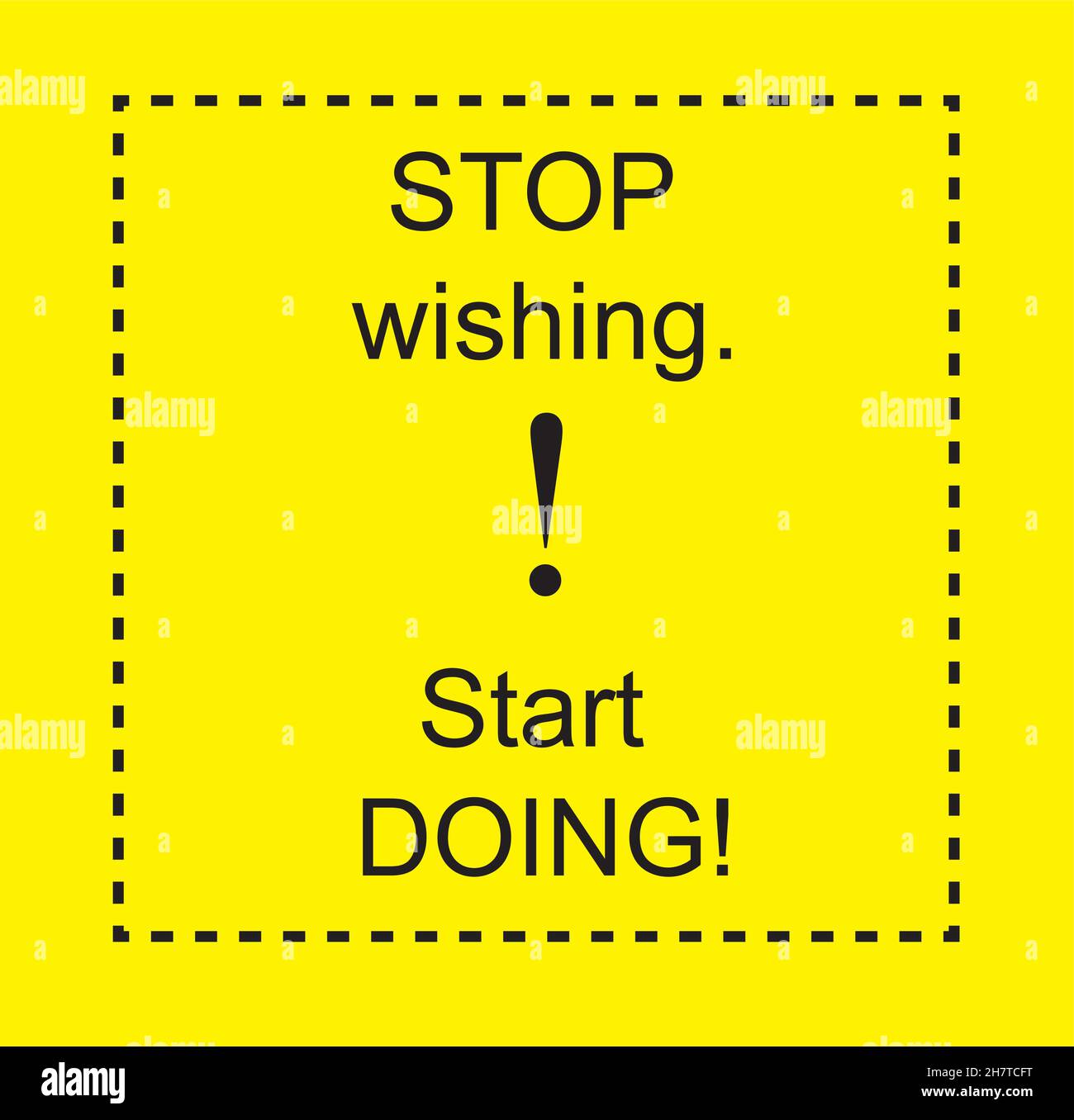 Inspirational motivational quotes over yellow background vector ...