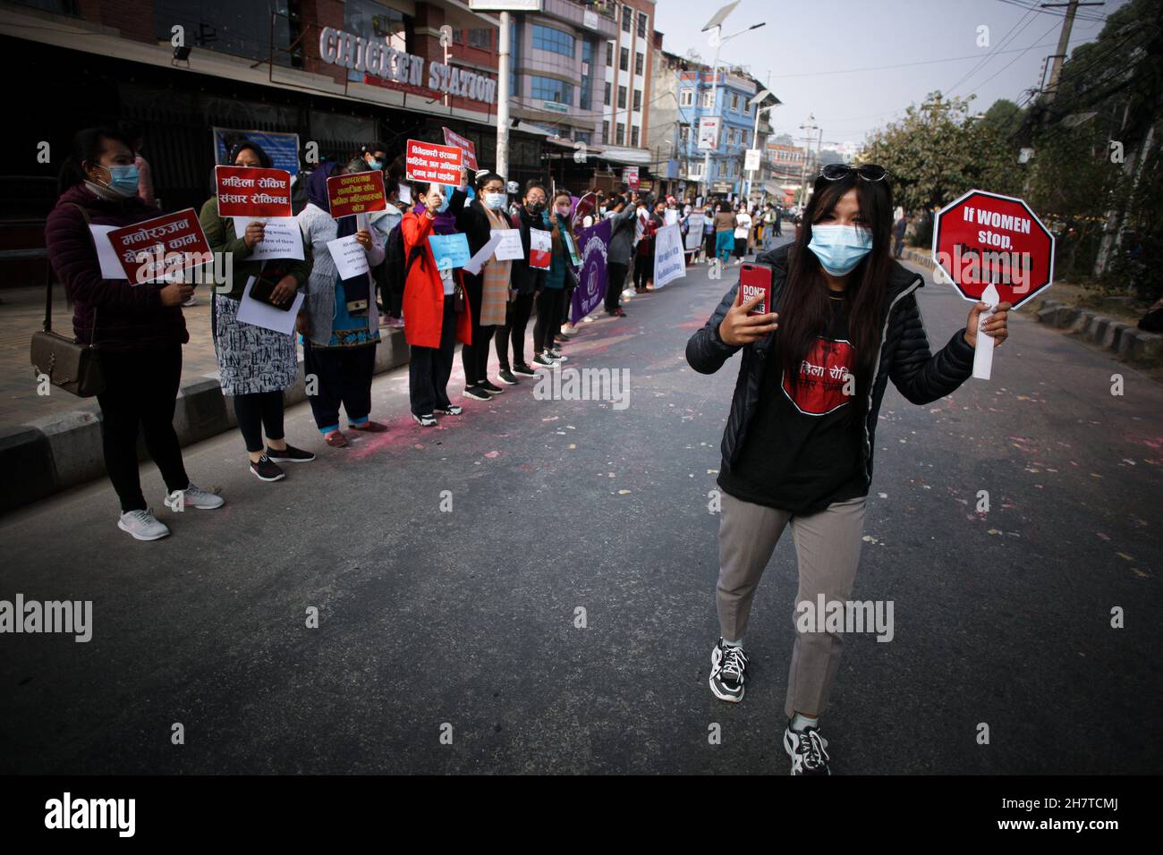 Kathmandu, Bagmati, Nepal. 25th Nov, 2021. 16 days activism of Violence ...