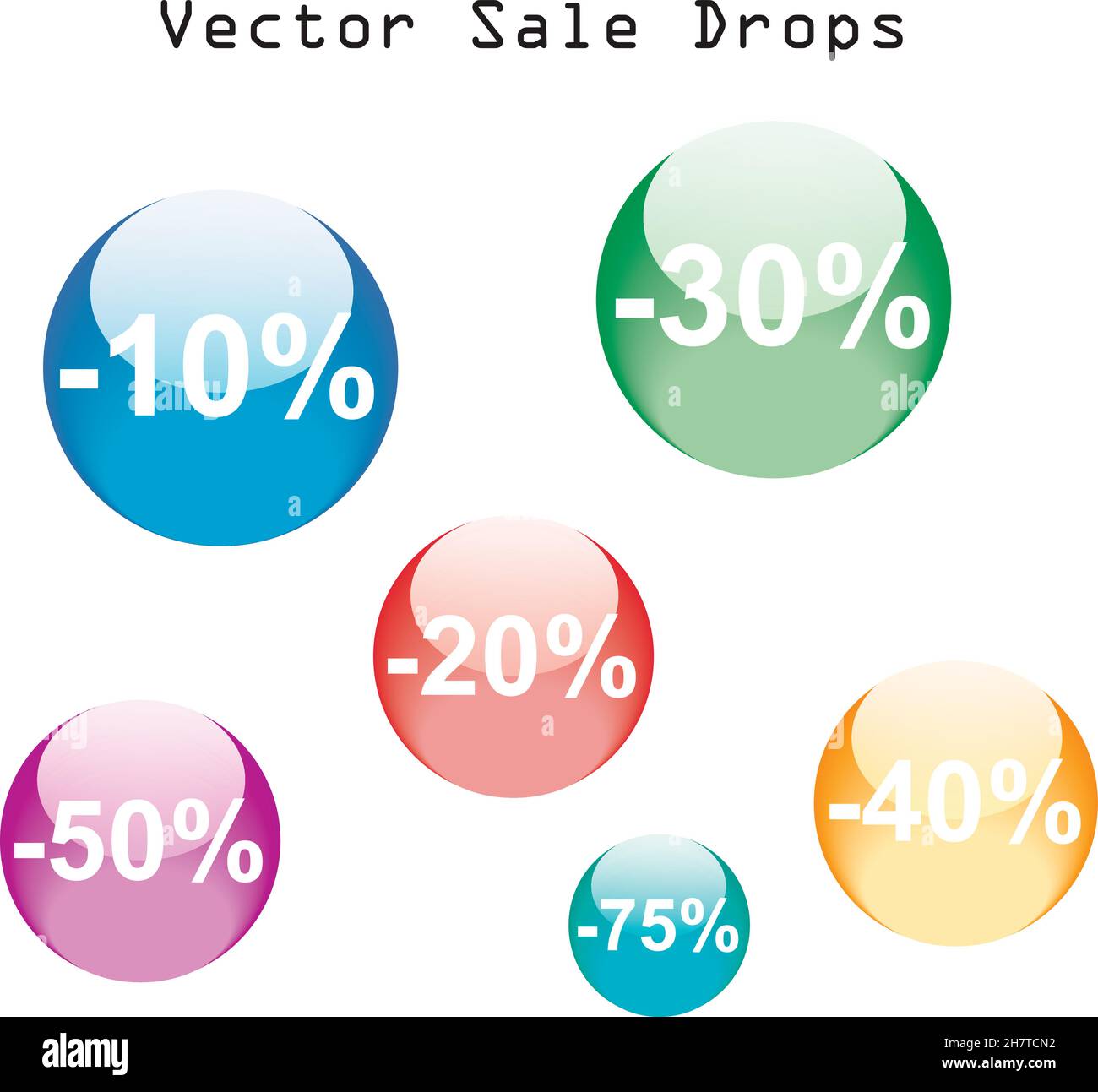 Water drops icon over Cut Out Stock Images & Pictures - Alamy