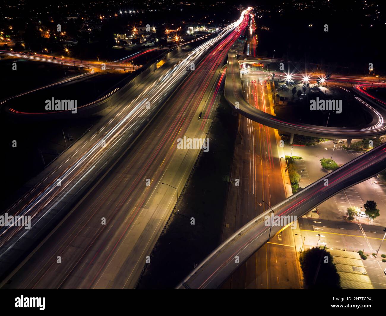 Los Angeles area residents take to the freeways to visit families and ...