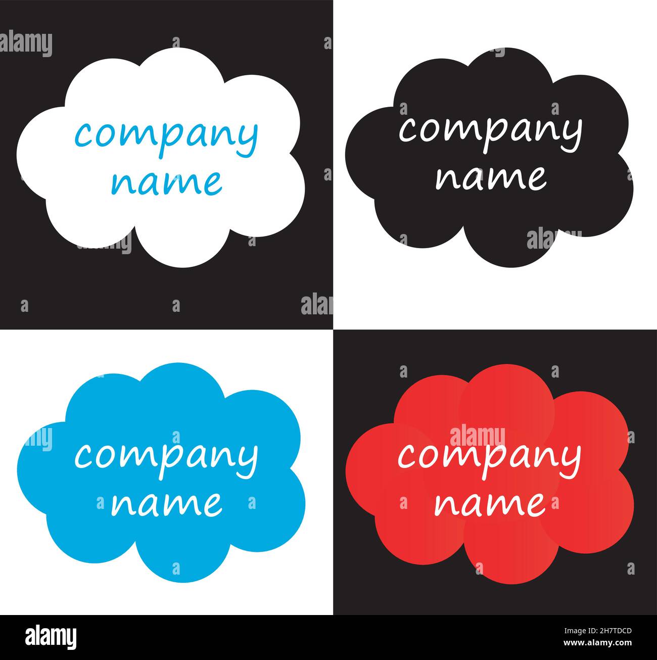 Logo vector shapes collection, logotype conceptual vector illustration ...