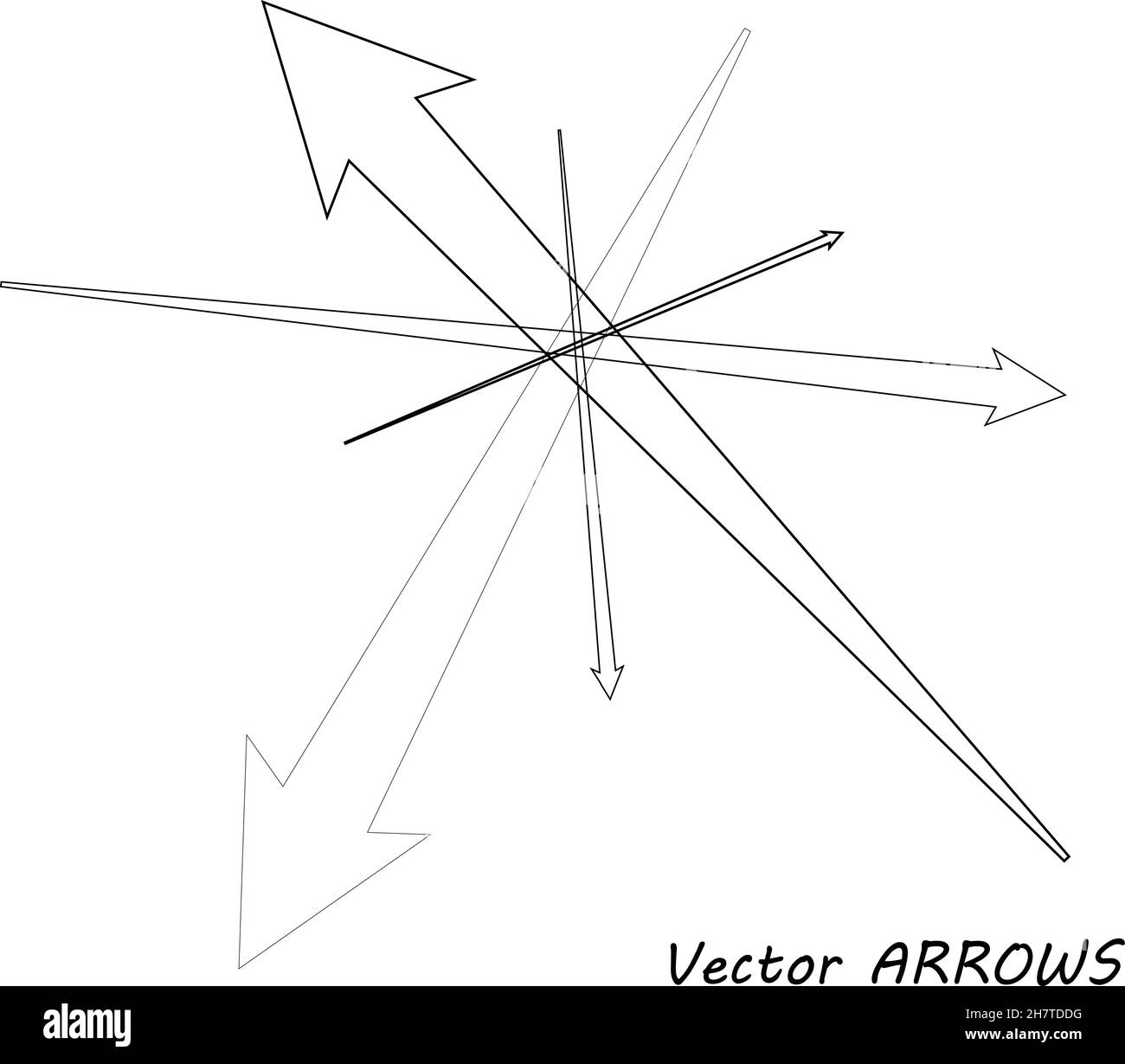 Vector shapes arrow hi-res stock photography and images - Alamy
