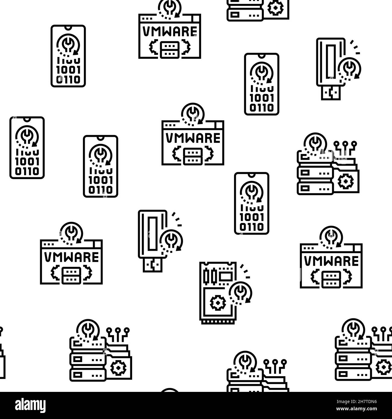 Seamless data processing hi-res stock photography and images - Alamy