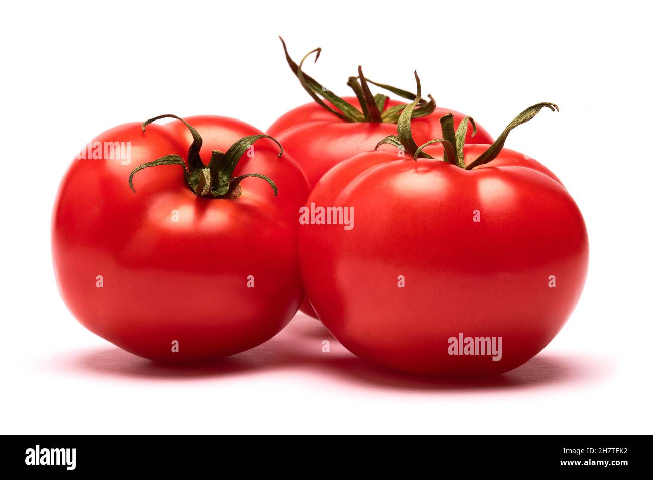 Beautiful fresh red tomato vegetable isolated on white background Stock ...