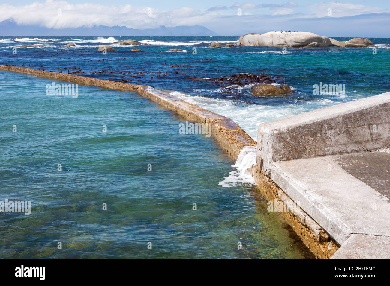 Miller's Point Tidal Pool off the False Bay coast of Cape Town South ...