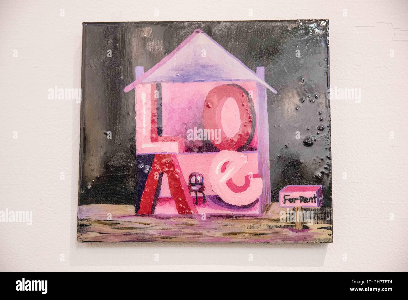 Edith Blanco's painting in the art and painting exhibition titled ...