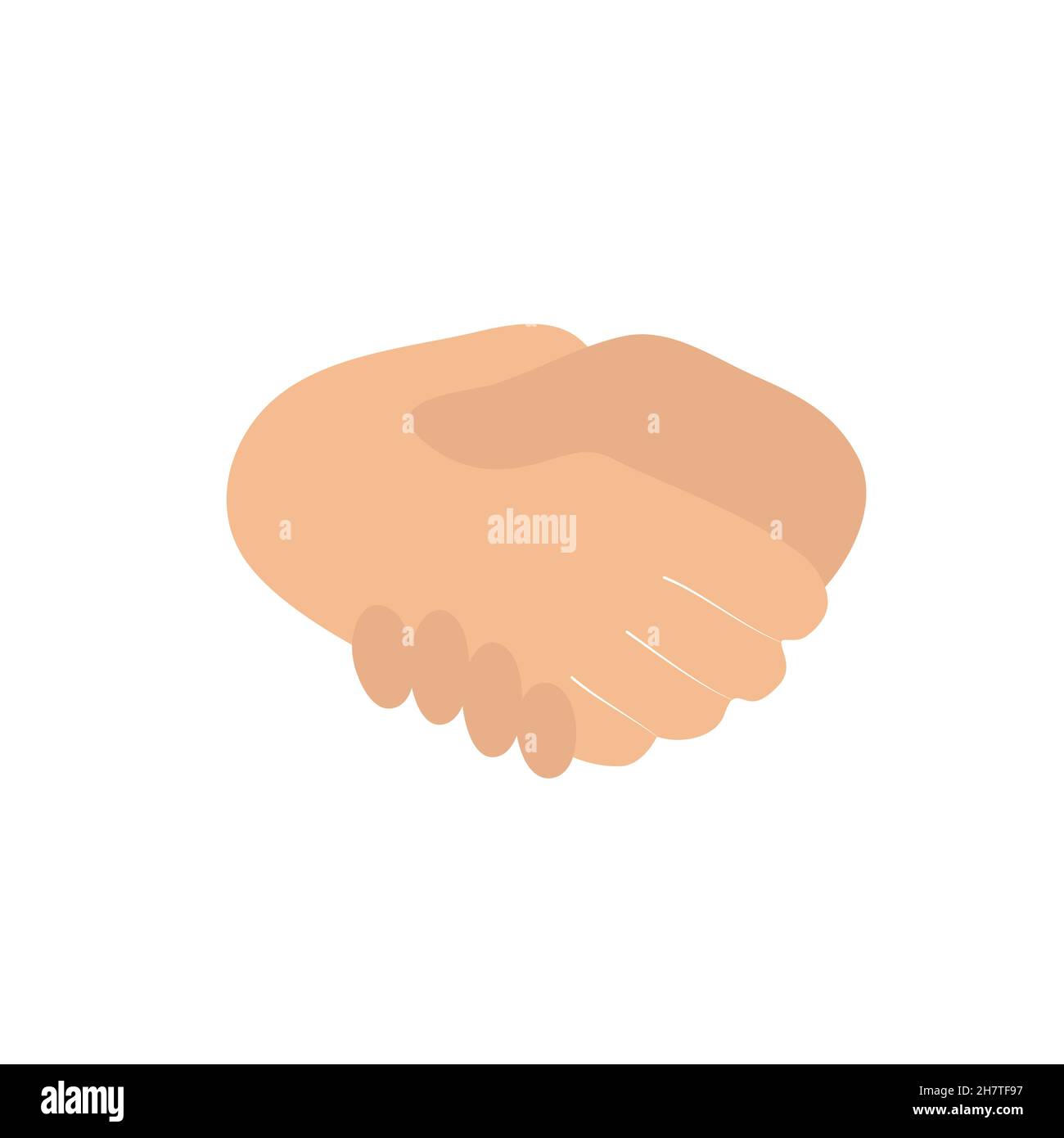 Handshake. Friendship and cooperation concept. Give your hand. Vector ...