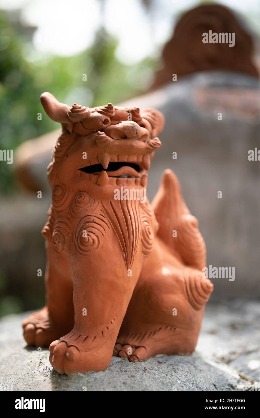 Shisa statue in Shuri, Naha City, Okinawa Stock Photo - Alamy