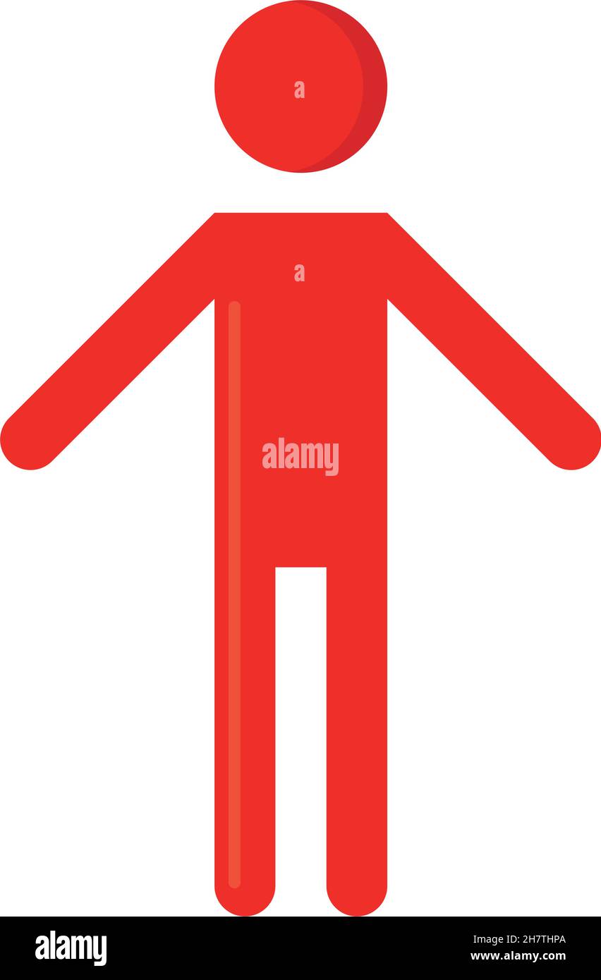 red pictogram male Stock Vector Image & Art - Alamy