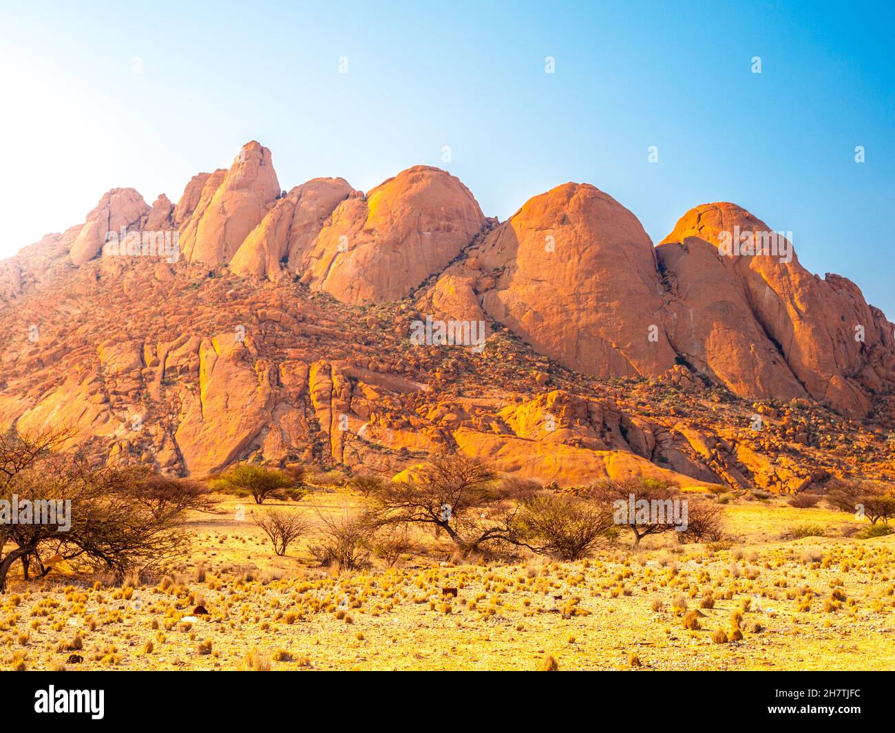 Pontok Mountains granite rocks in Namibia Stock Photo - Alamy