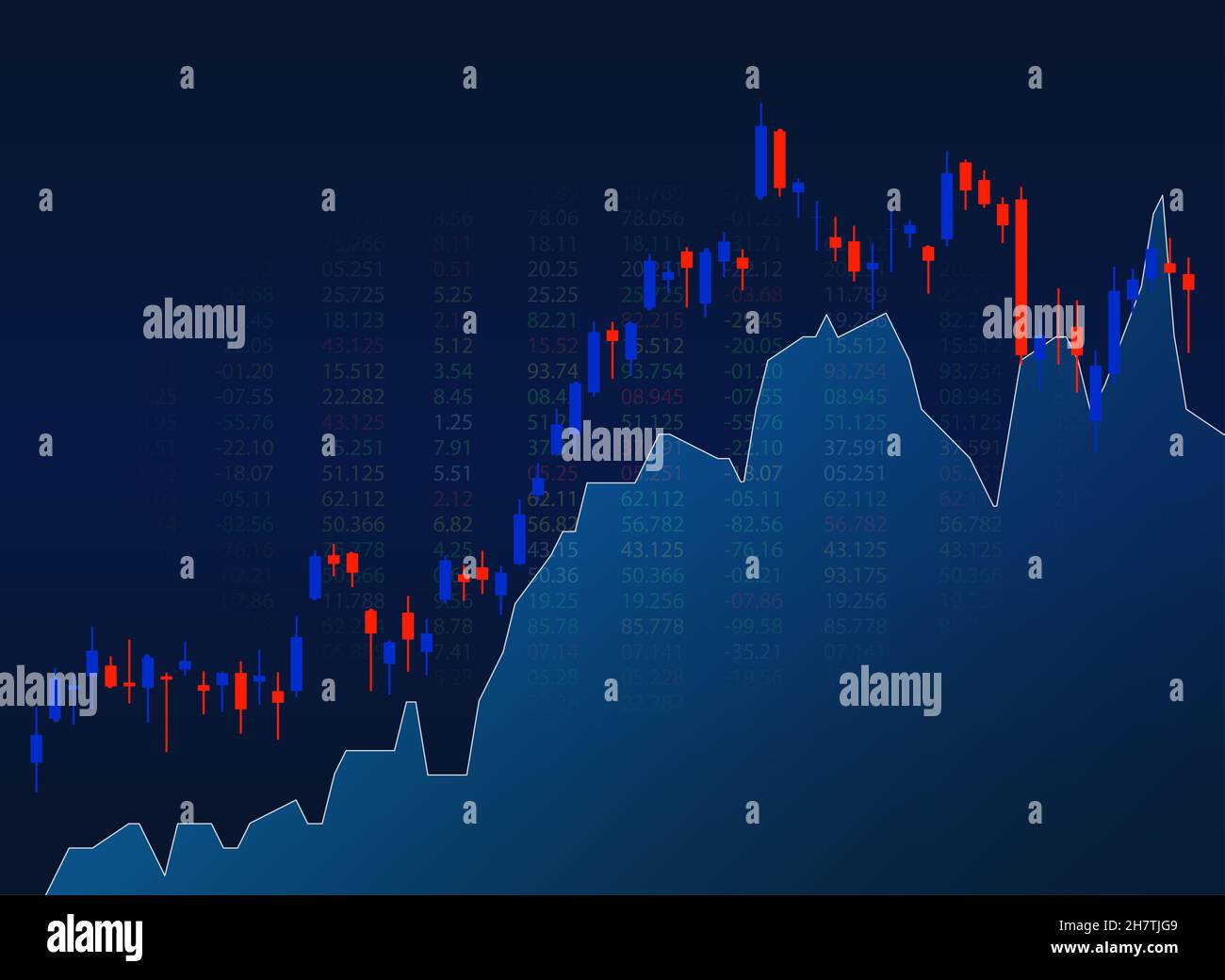 graph chart background for stock, growth Stock Photo - Alamy