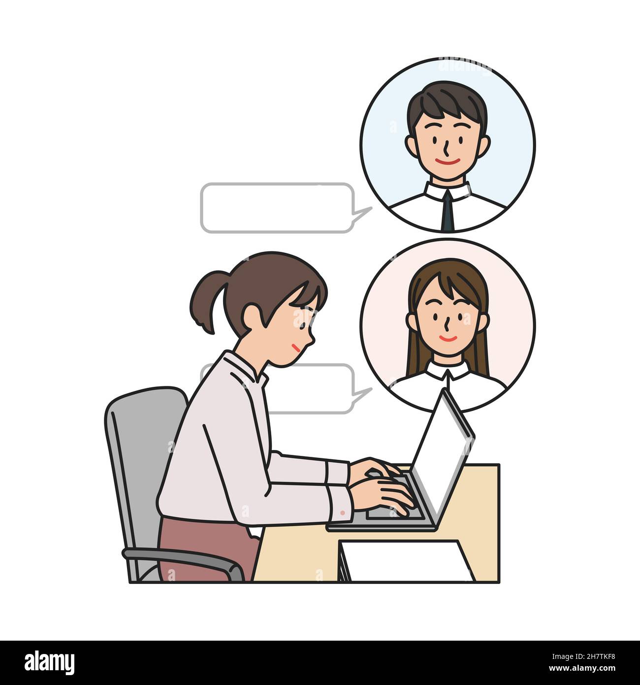 Human messenger Cut Out Stock Images & Pictures - Alamy