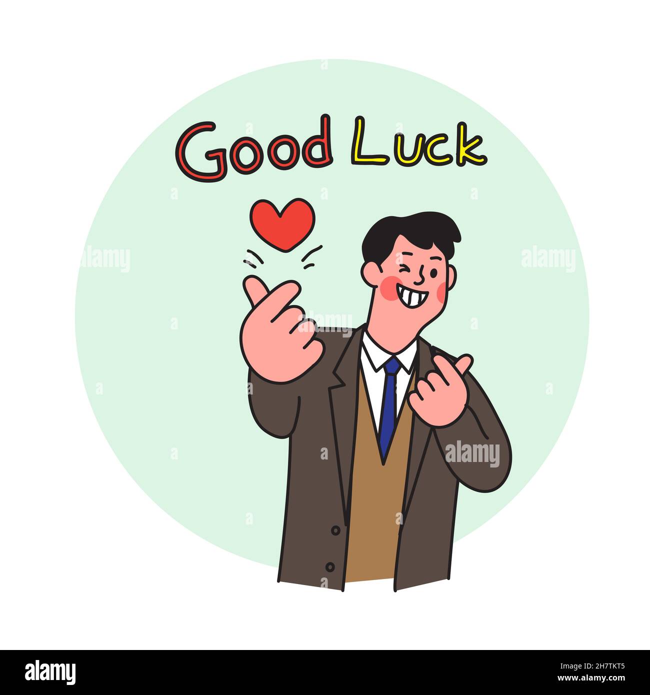 high school student with heart sign hand Stock Photo - Alamy