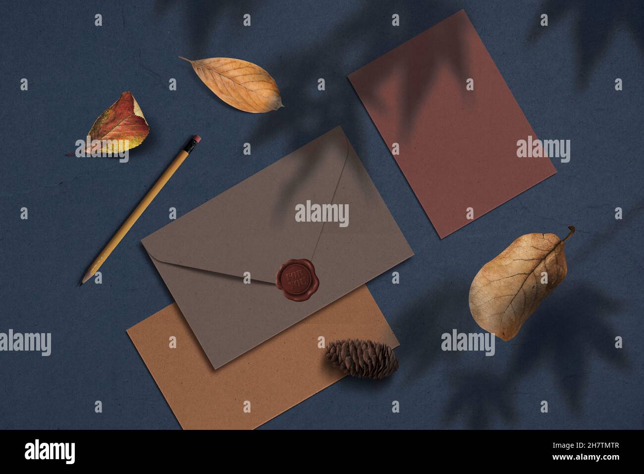 autumn shadow and letter concept graphic background Stock Photo - Alamy