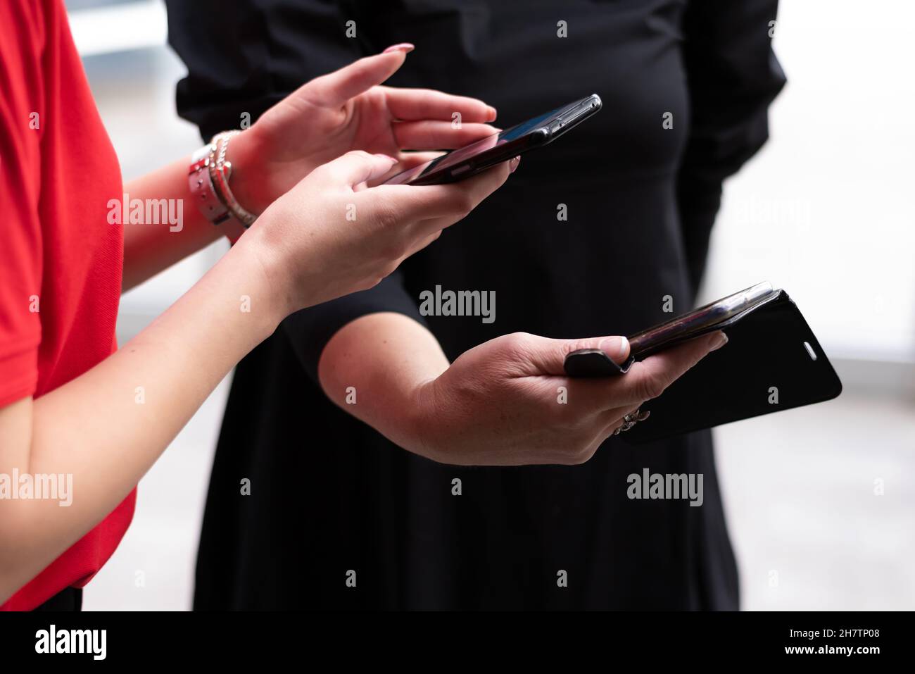 Event QR code ticket scanning before begining of business conference ...