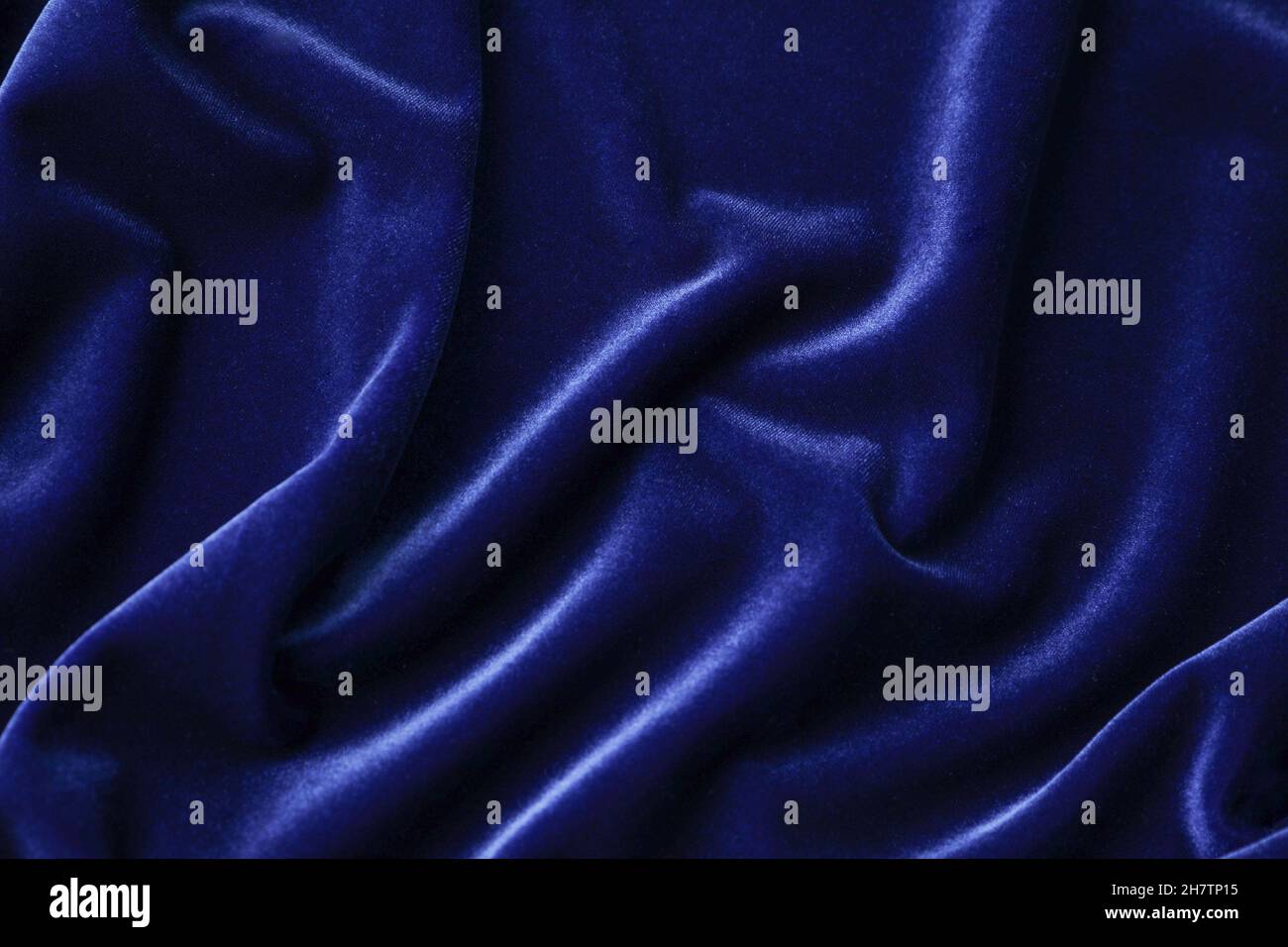 dark blue fabric texture background Stock Photo - Alamy