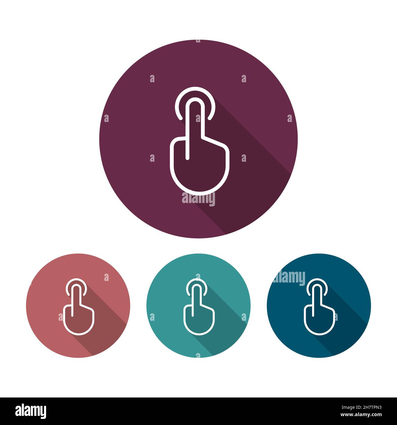 Cursor hand modern design Stock Vector Images - Alamy
