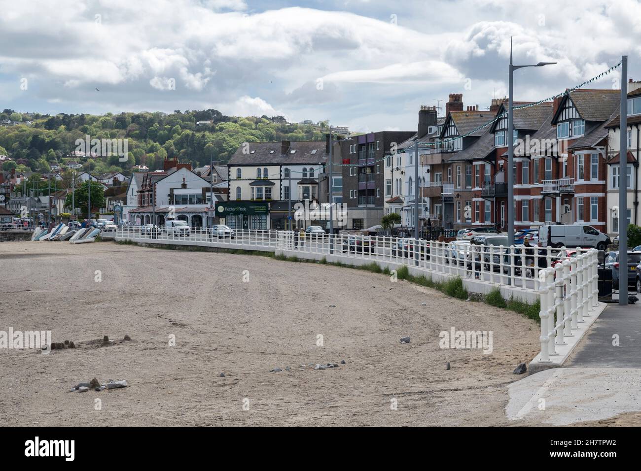 Rhos on sea beach hi-res stock photography and images - Alamy
