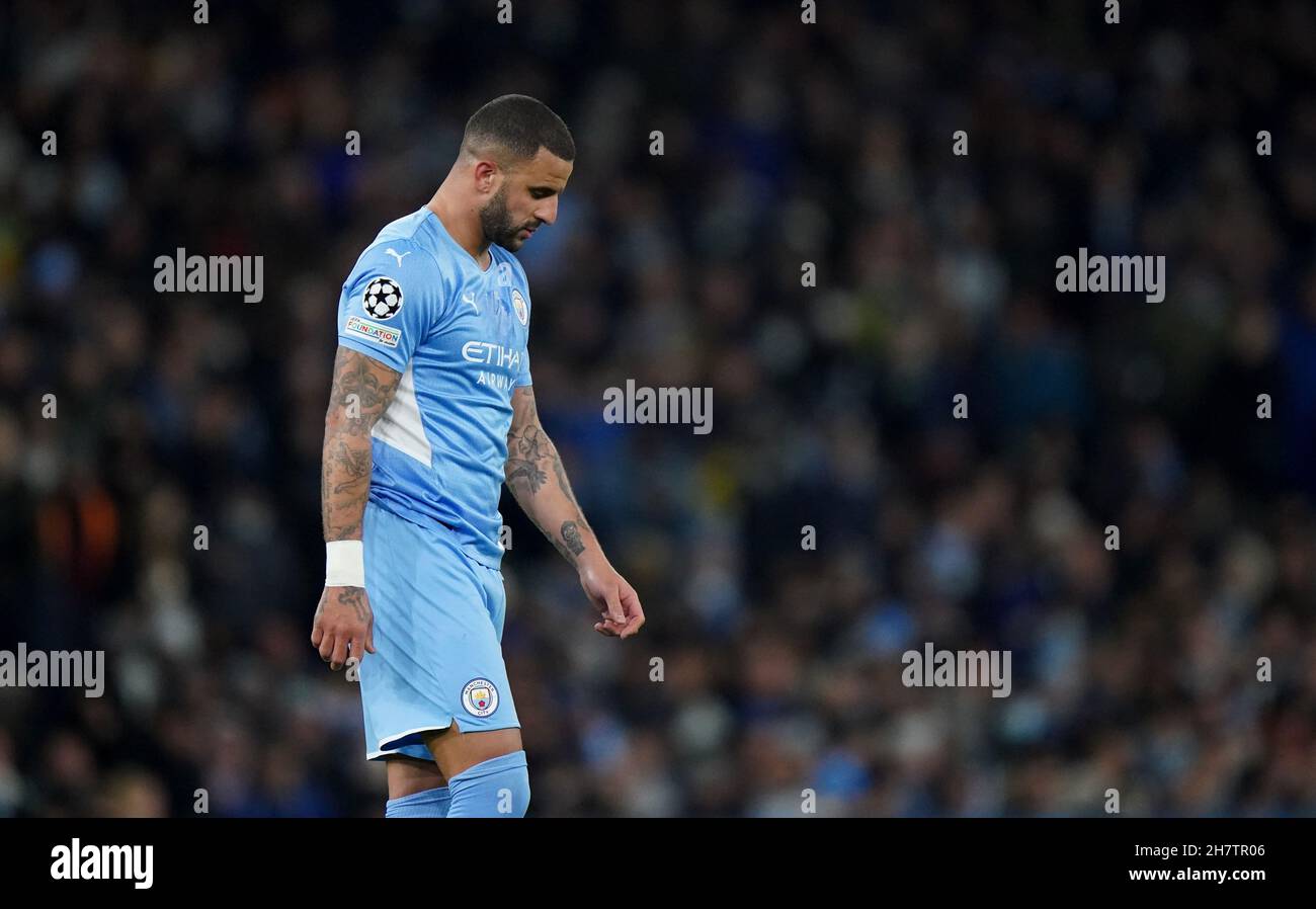 Manchester City's Kyle Walker during the UEFA Champions League, Group A ...