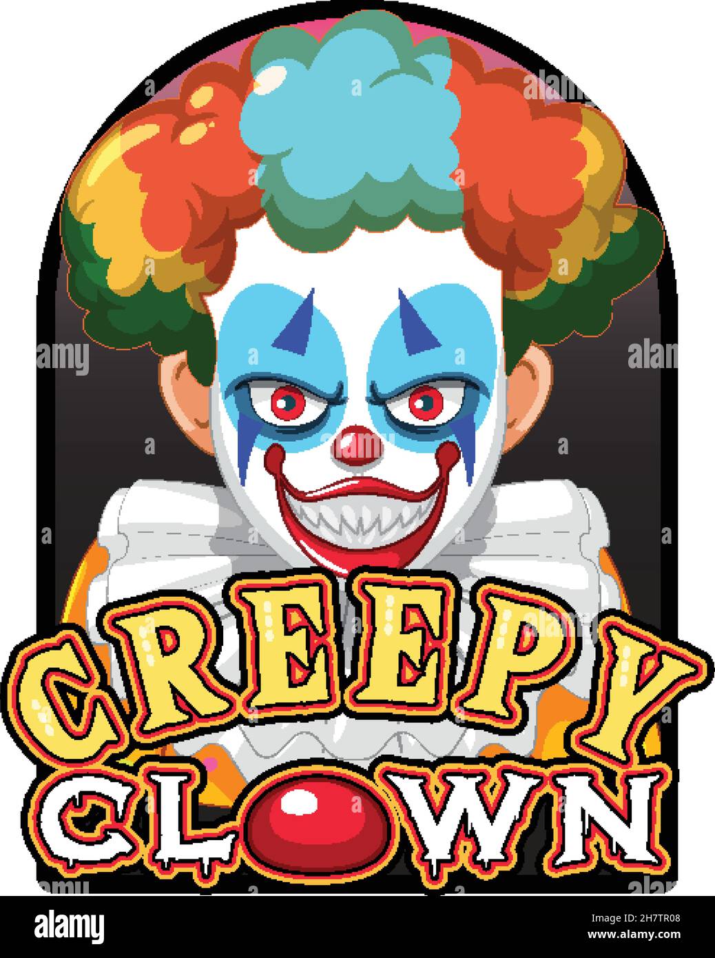 Joker vector logo design template Cut Out Stock Images & Pictures - Alamy