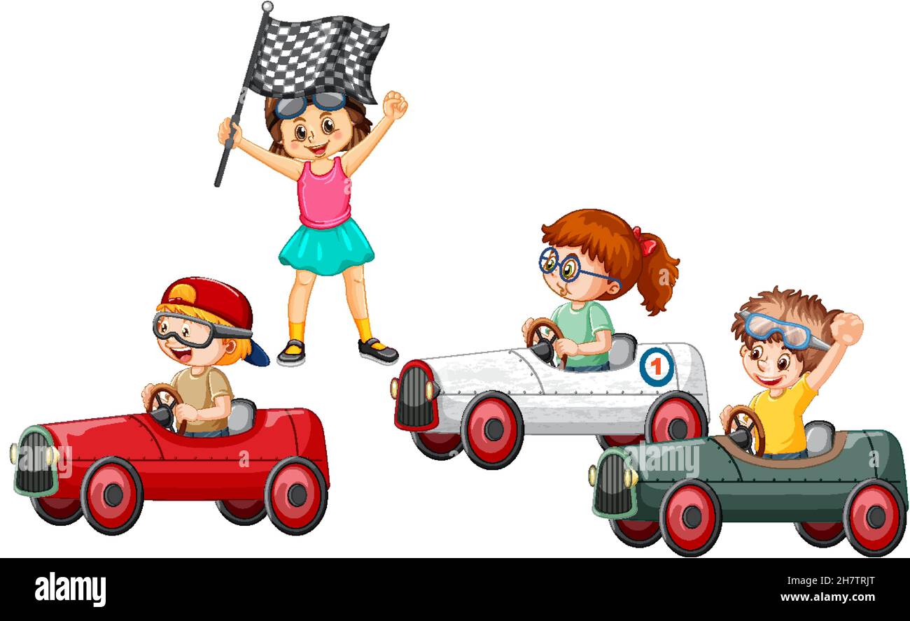 Children race school competition Stock Vector Images - Alamy