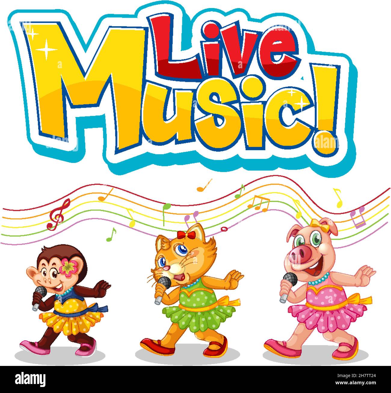 Singing Animals Clipart