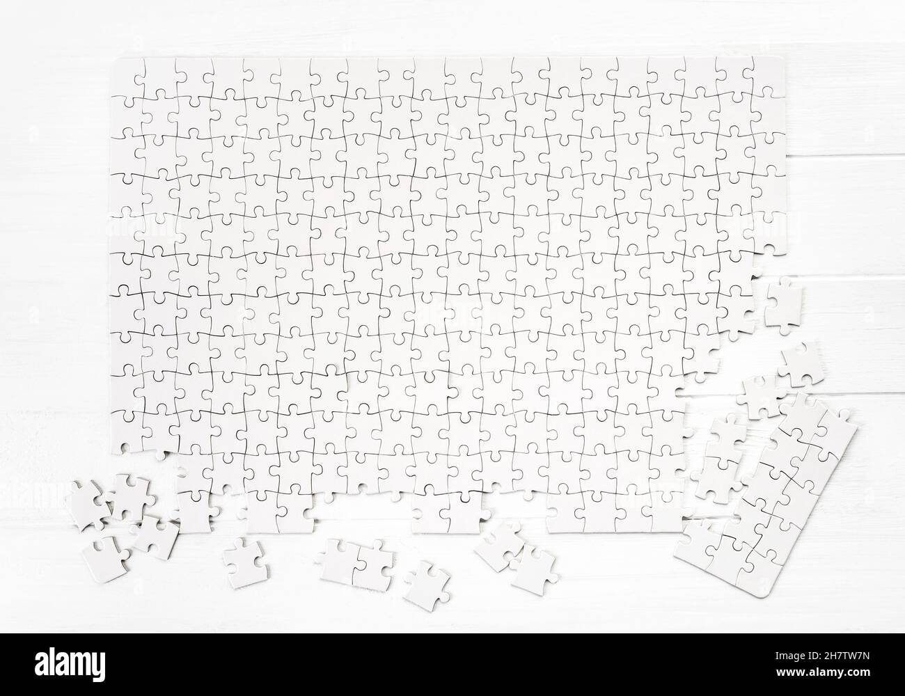 Matching pieces of puzzle Stock Photo - Alamy