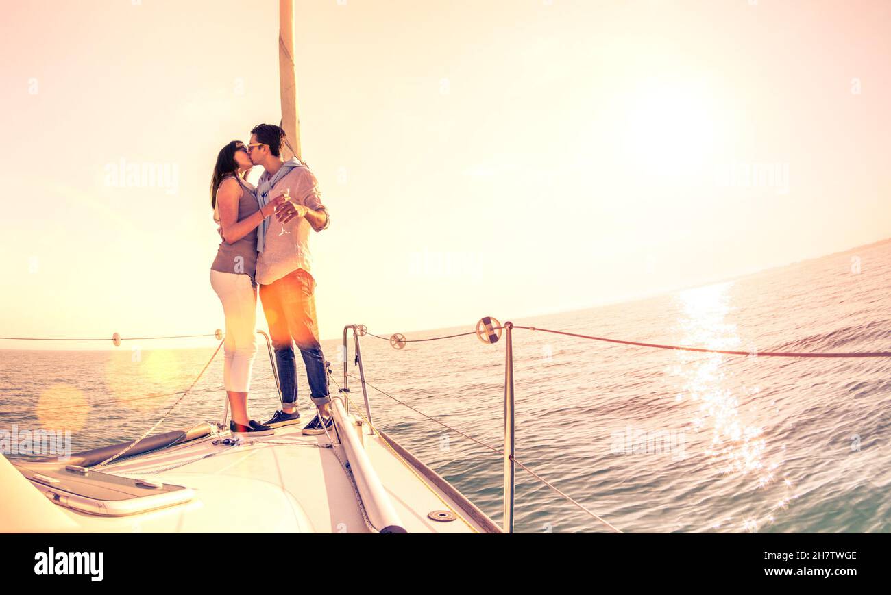 Romantic couple on cruise ship hi-res stock photography and images - Alamy