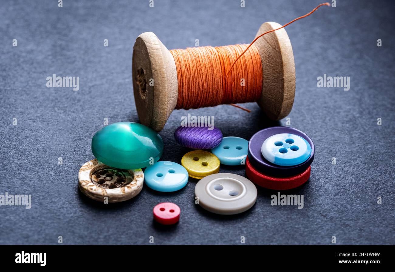 Buttons wooden table button hi-res stock photography and images - Alamy