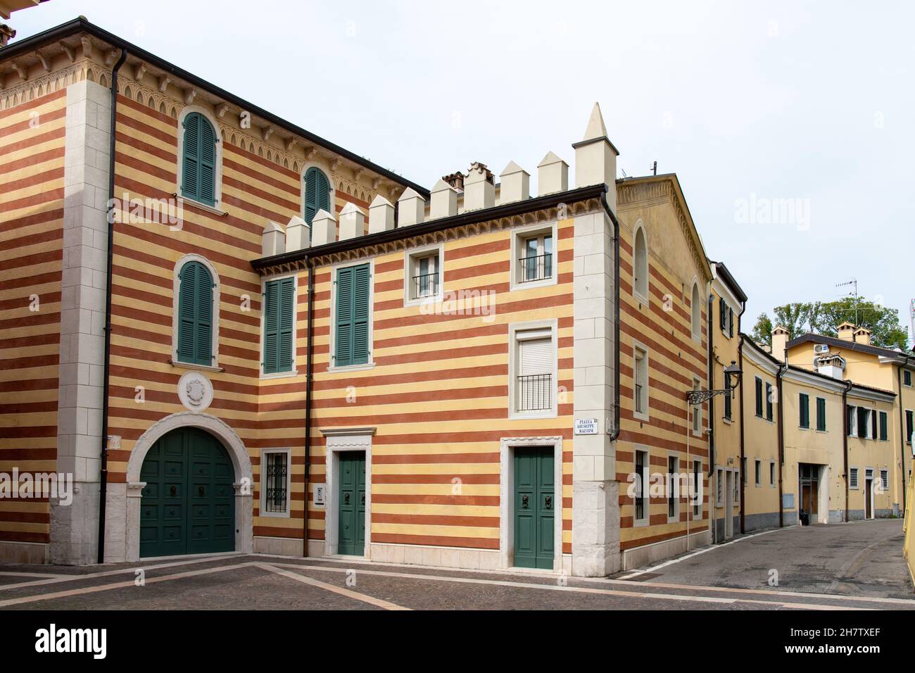 Low angle view of some of the traditional buildings in the inner city ...