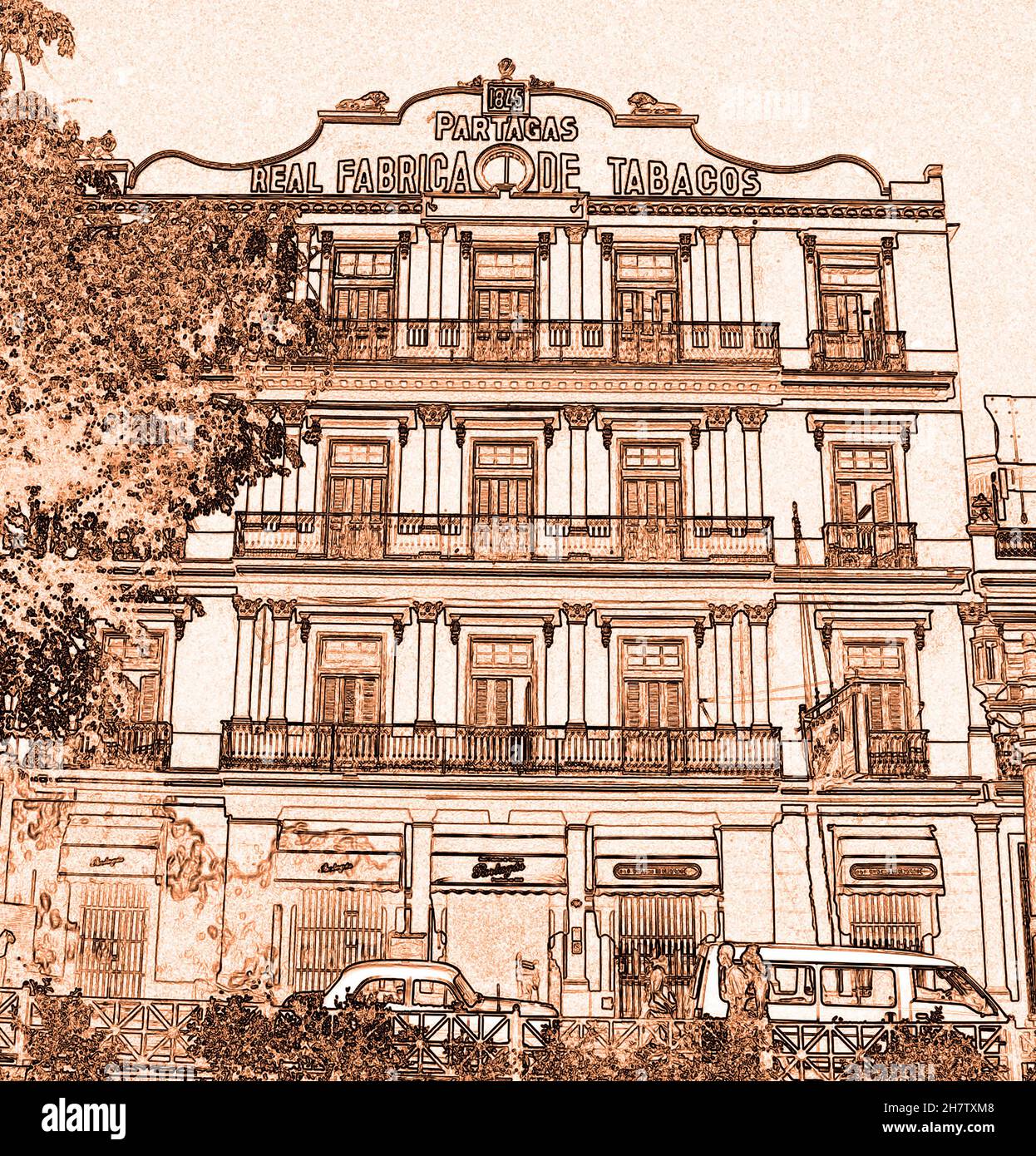 Partagas factory, Havana, Cuba Stock Photo - Alamy