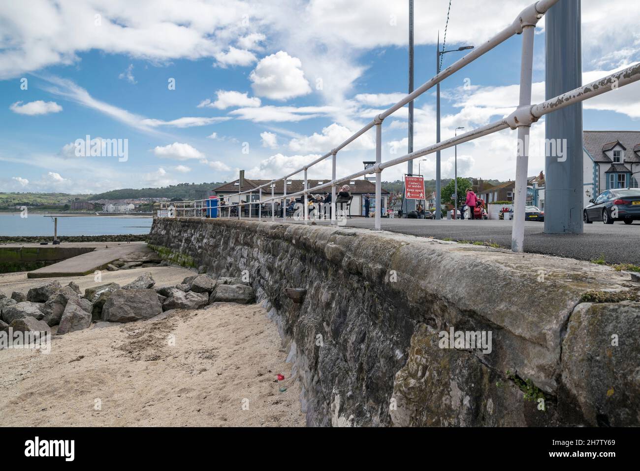 Rhos on Sea North Wales coast Stock Photo - Alamy