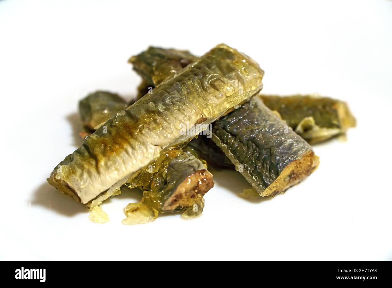 Homemade fried lamprey fish with marinade Stock Photo - Alamy