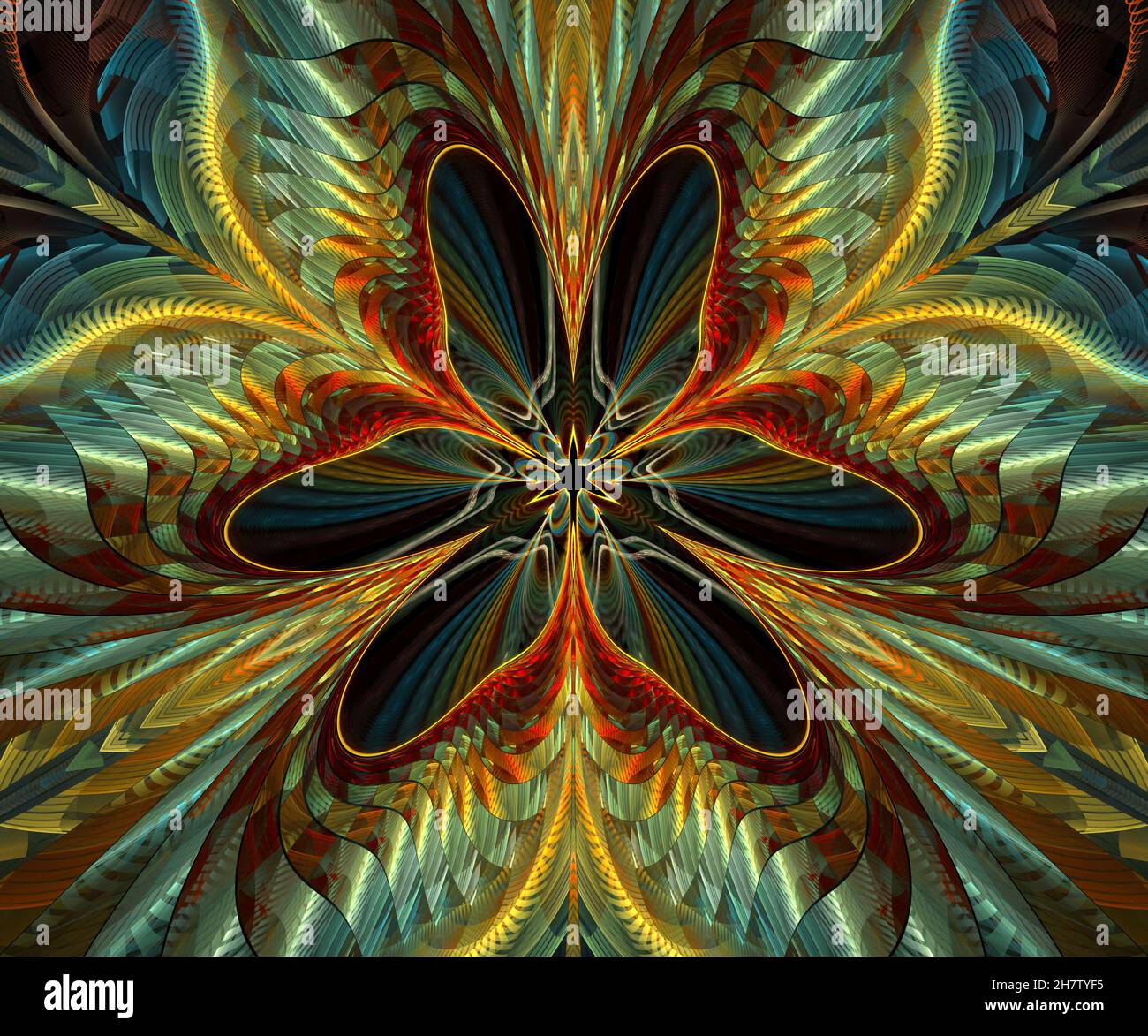 Fractal generative artwork background Stock Photo - Alamy