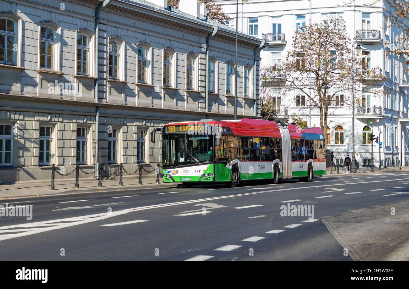 A picture of a bus in Lublin Stock Photo - Alamy