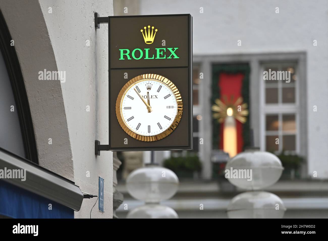 Munich, Deutschland. 24th Nov, 2021. Rolex watch is emblazoned on the ...